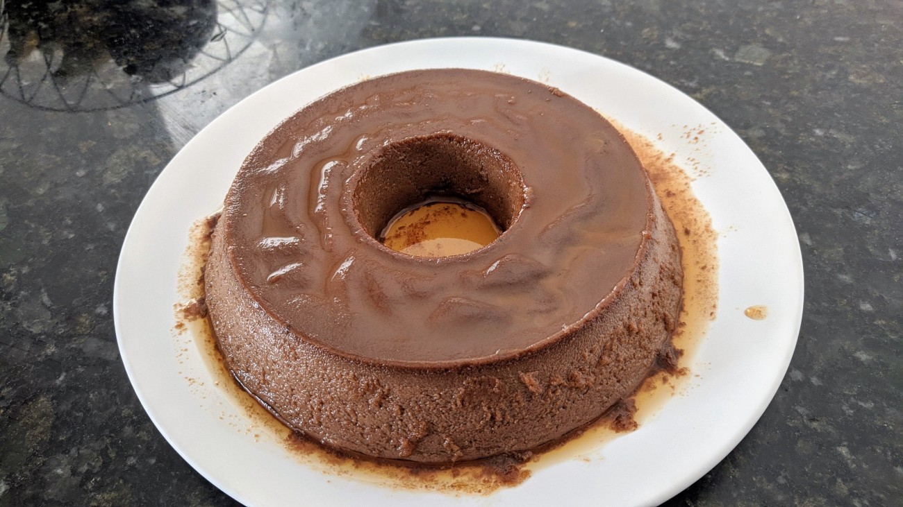 Pudim de chocolate (brigadeirão) - Cooky Receitas